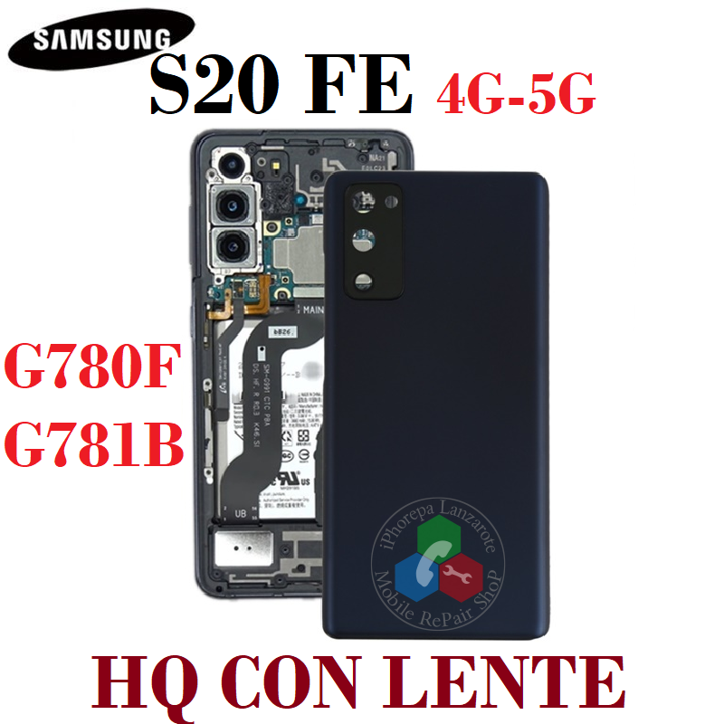 SAMSUNG S20 FE 4G G780F G780 / S20 FE 5G G781 G781B - TAPA TRASERA ...