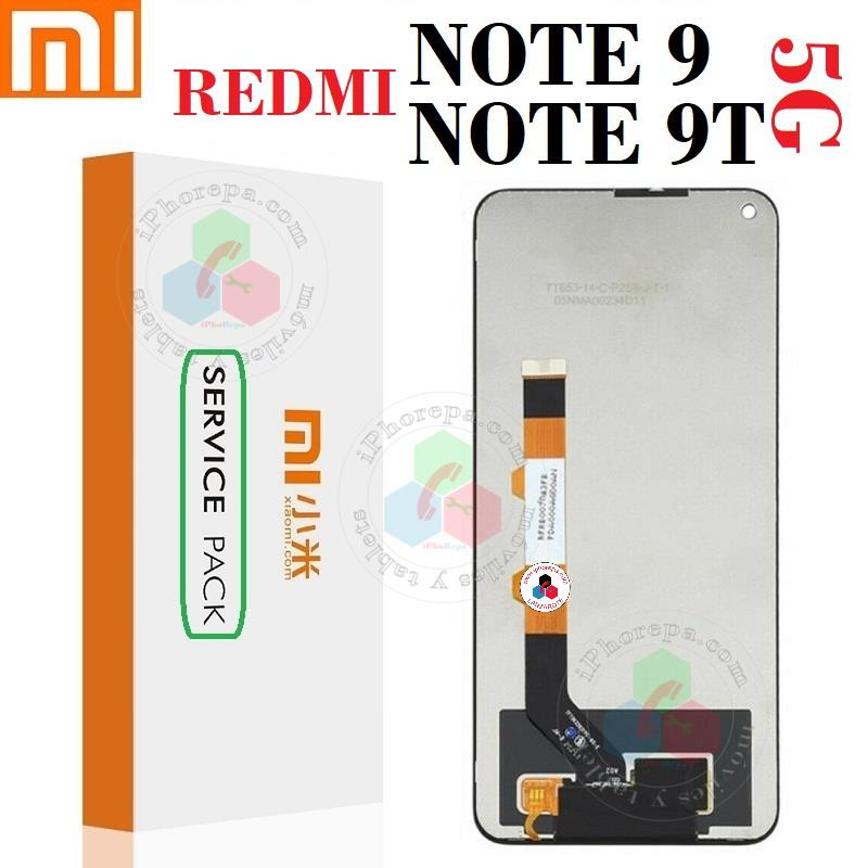 Xiaomi Redmi Note 9T 5G 2021 M2007J22G / redmi Note 9 5G - PANTALLA SERVICE PACK SIN MARCO ...